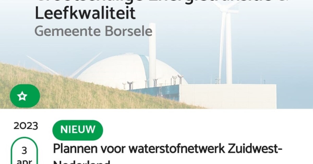 Borsele lanceert app met informatie over alle energie-ontwikkelingen | Borsele | pzc.nl