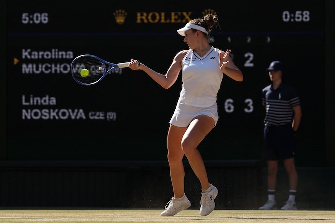LIVE Wimbledon Linda Noskova Lijkt Op Weg Naar Titel Na Break In De