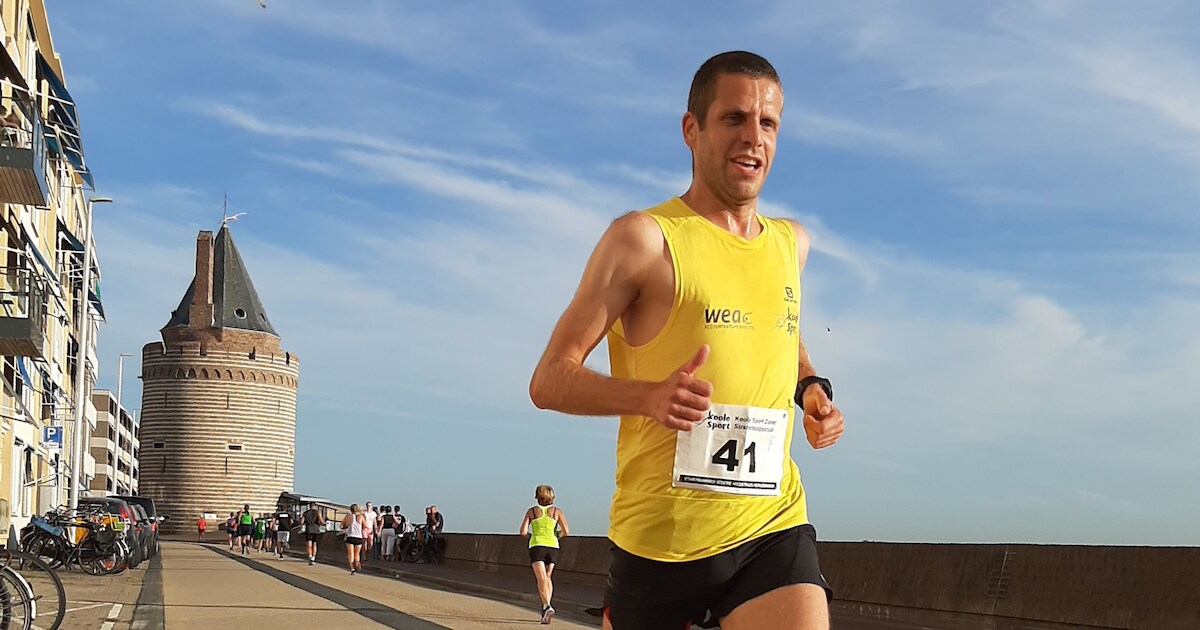 Tim Pleijte had 4 weken geleden nog hard hoofd in deelname Kustmarathon ...