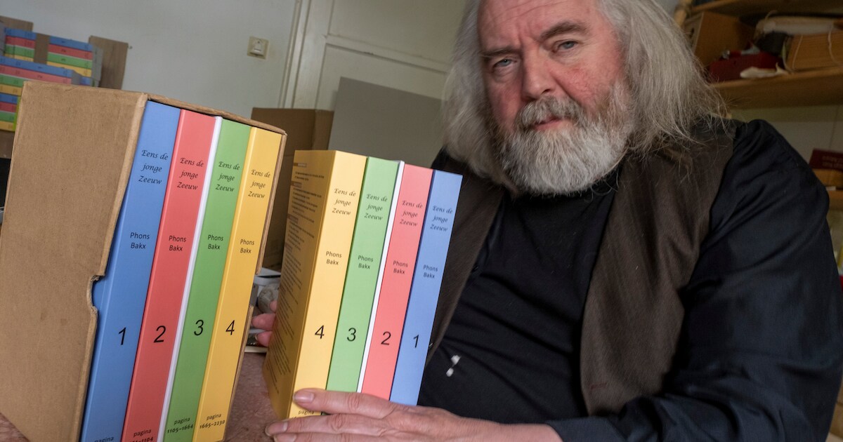 Middelburger schrijft absurd dik boek van 3,6 kilogram: ‘Ik werd er ...