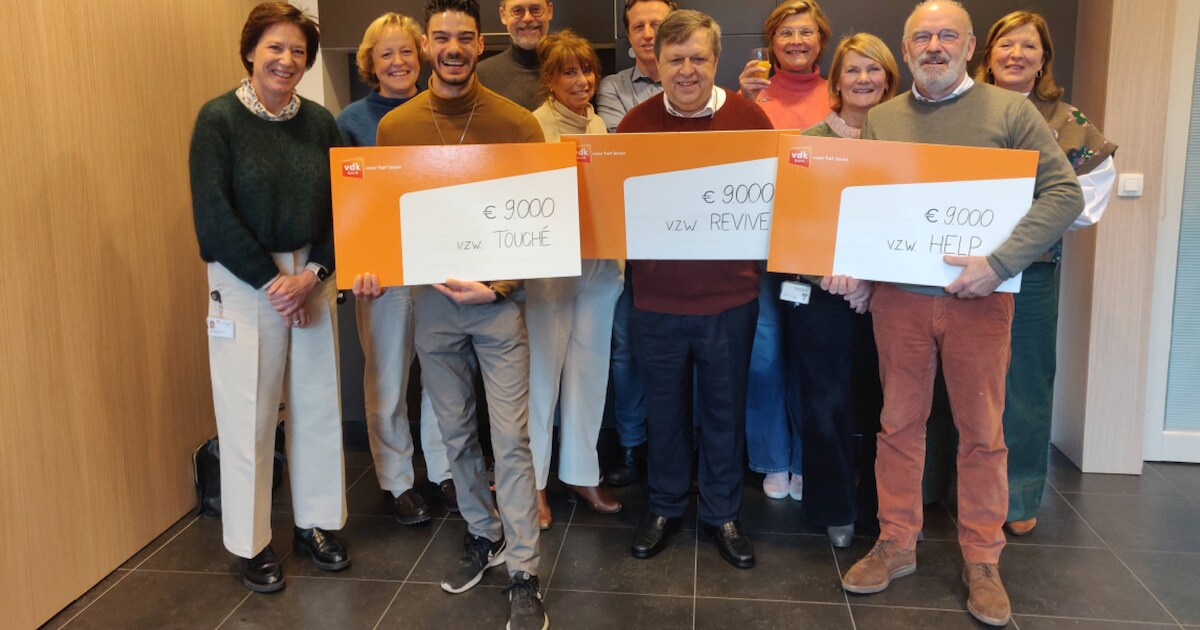 Acterende artsen van Sint-Lucas schenken 27.000 euro aan drie goede ...