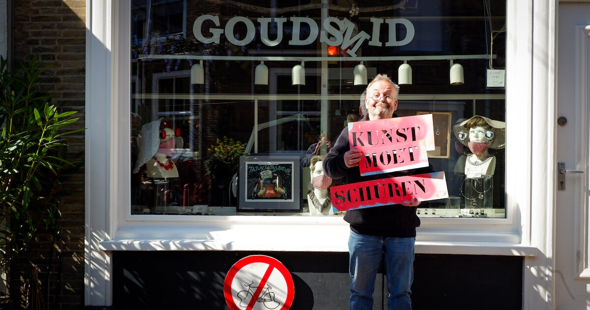 De kleurrijke 1 aprilgrap van Bert valt niet bij iedereen in de smaak ...