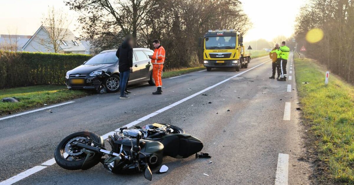 Motorrijder gewond na botsing met auto op Molendijk bij Yerseke | Regio ...