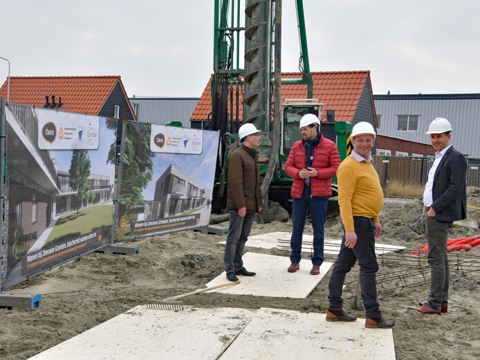 Weemoedig gevoel bij start nieuwbouw voor Zeeuwse Gronden in Terneuzen ...
