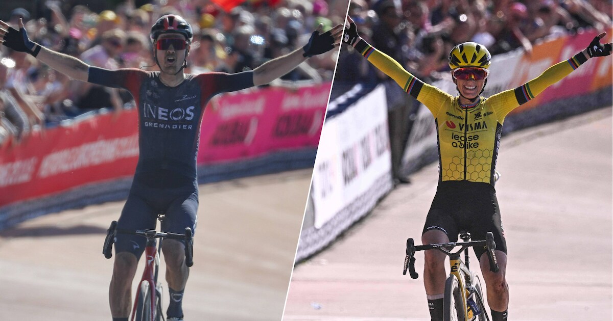 Vanaf de massagetafel ziet Dylan van Baarle zijn Franse vriendin óók Roubaix winnen | Wielrennen ...