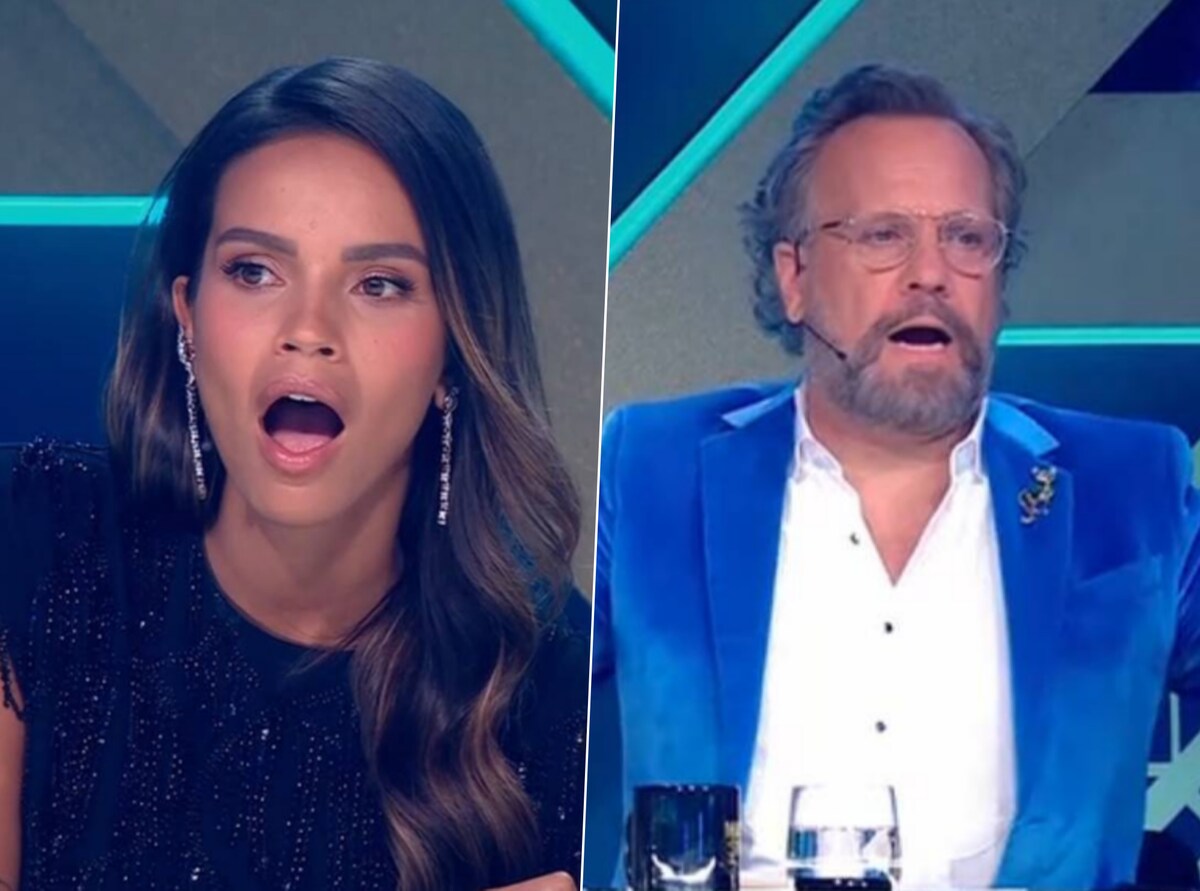 Monica Geuze kan ogen niet geloven na onthulling in The masked singer ...