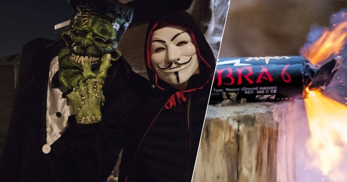 Jeugd verpest halloweentocht in Goes met dreigementen en zwaar vuurwerk ...