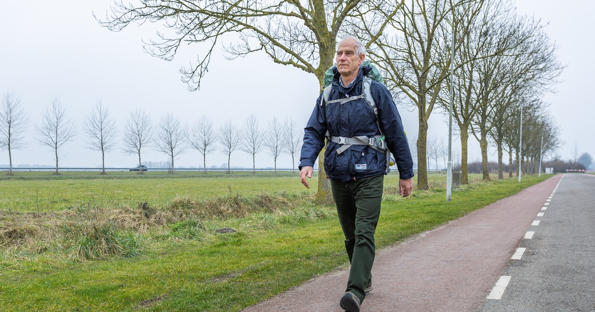 Frank uit Hoek wandelt 4000 kilometer om geld op te halen voor ...