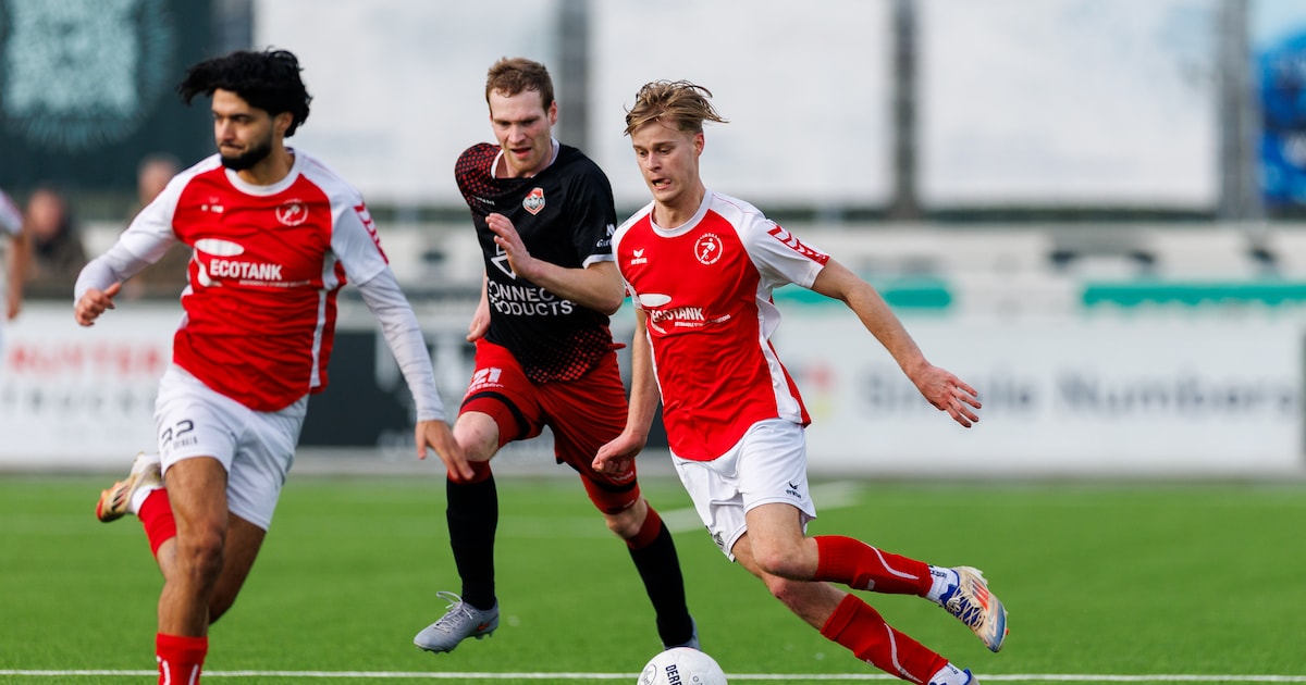 Goes-aanvaller Rowan Traas voelt zich na enkelleed eindelijk weer ...
