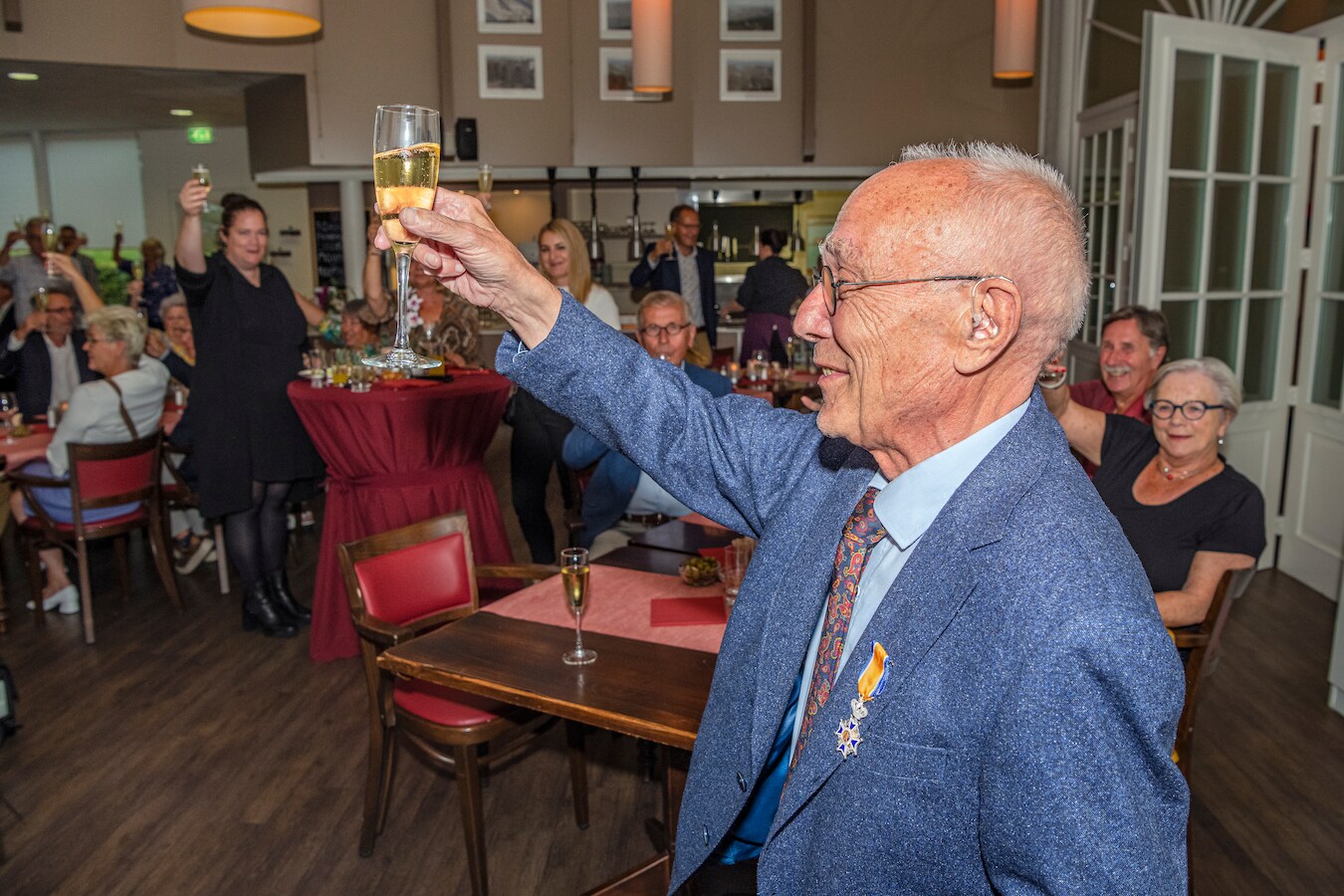 Een eindeloze lijst met vrijwillige verdiensten levert Henk Smets uit ...